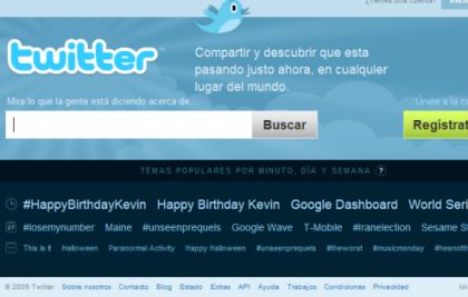 Twitter en español